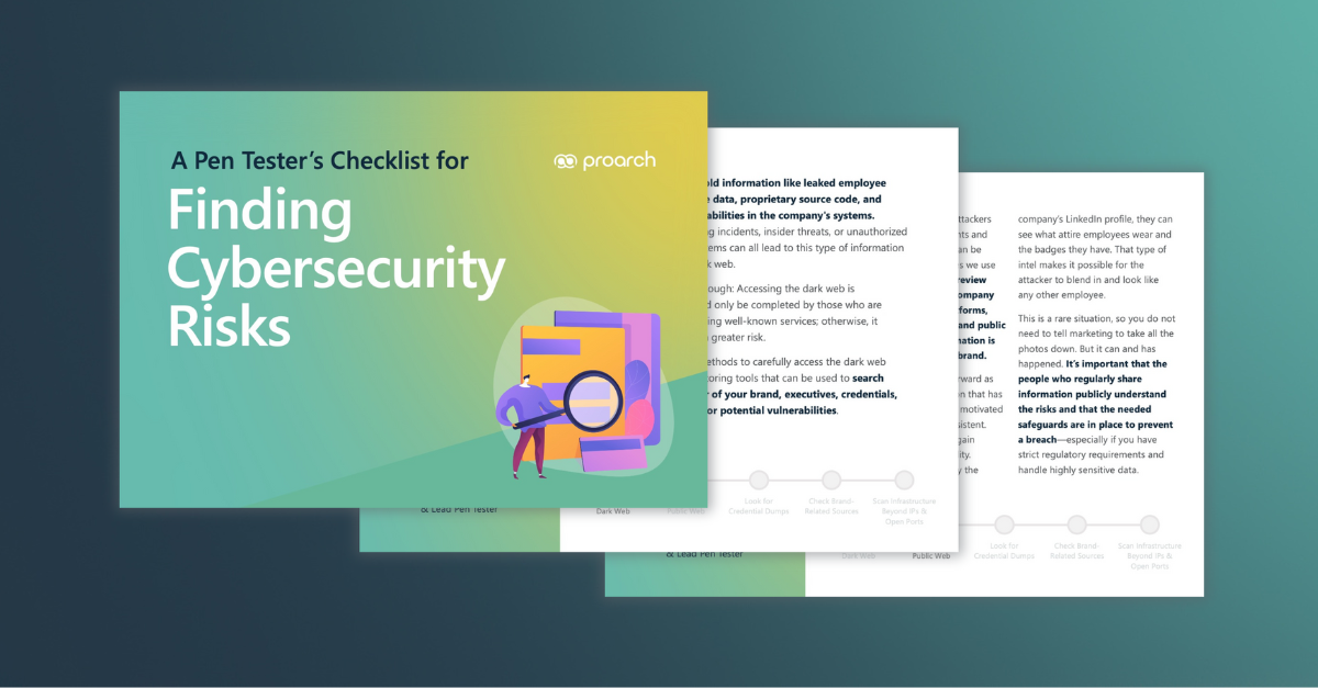 A Penetration Testing Checklist For Finding Cybersecurity Risks
